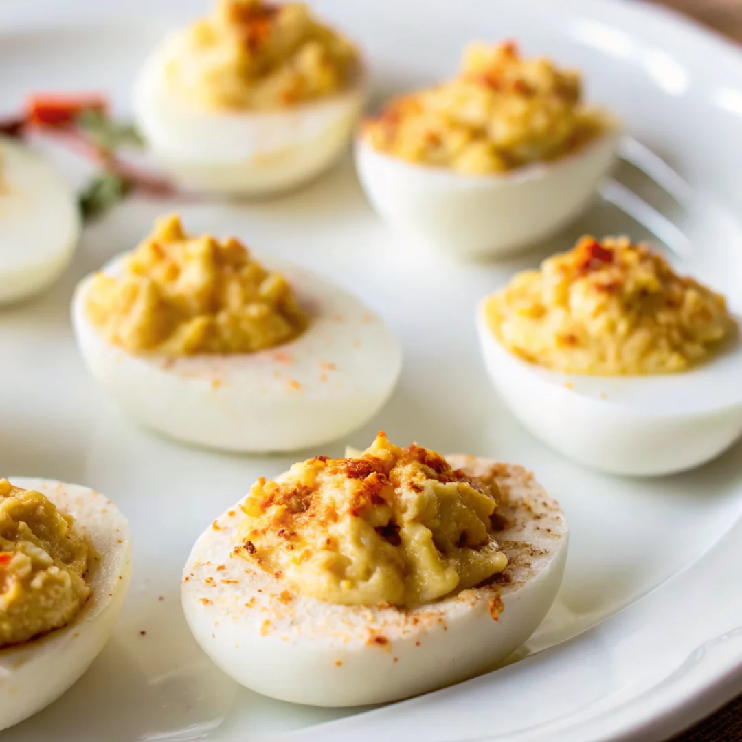 BEST Deviled Eggs Recipe - liyarecipes