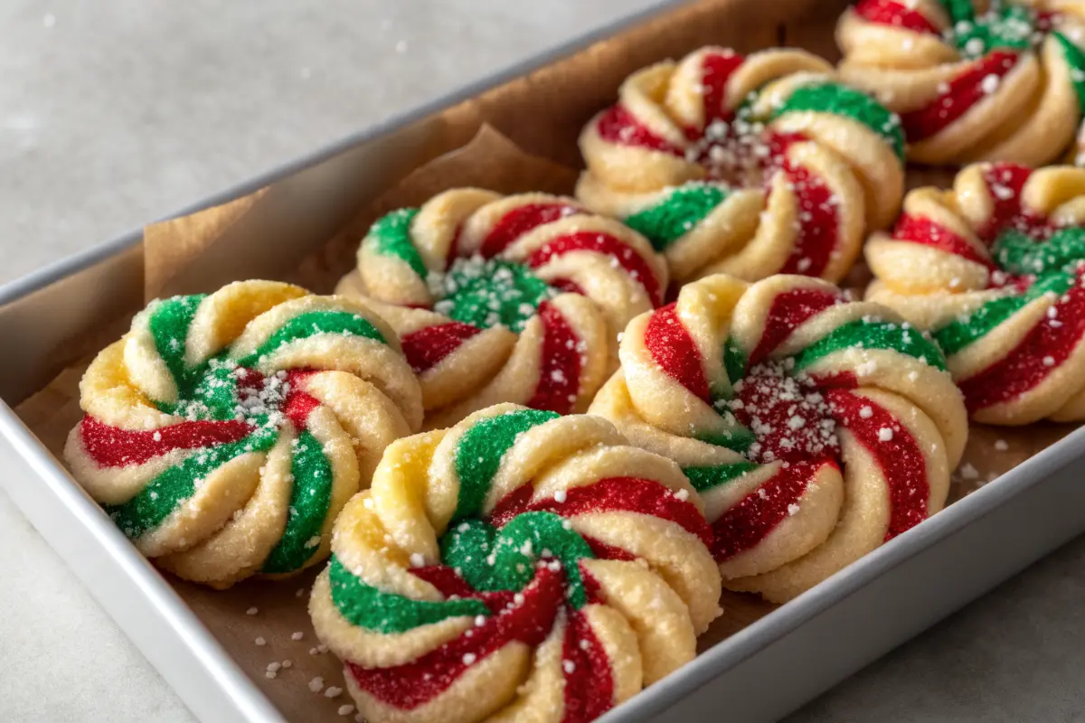 Easy Twisted Christmas Cookies Recipe (Ready in 95 Minutes!) - liyarecipes