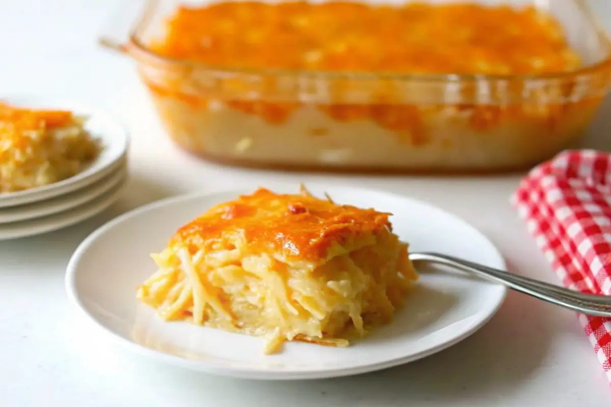 Easy Ultimate Hashbrown Casserole Recipe - liyarecipes