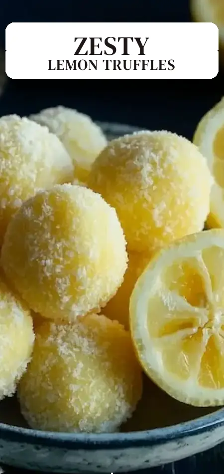 Homemade lemon truffles Recipe - liyarecipes
