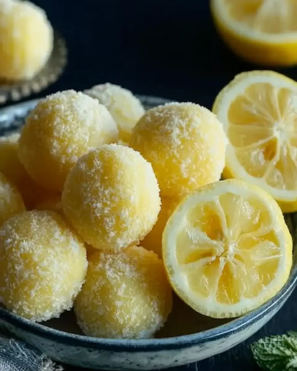 Homemade lemon truffles Recipe - liyarecipes