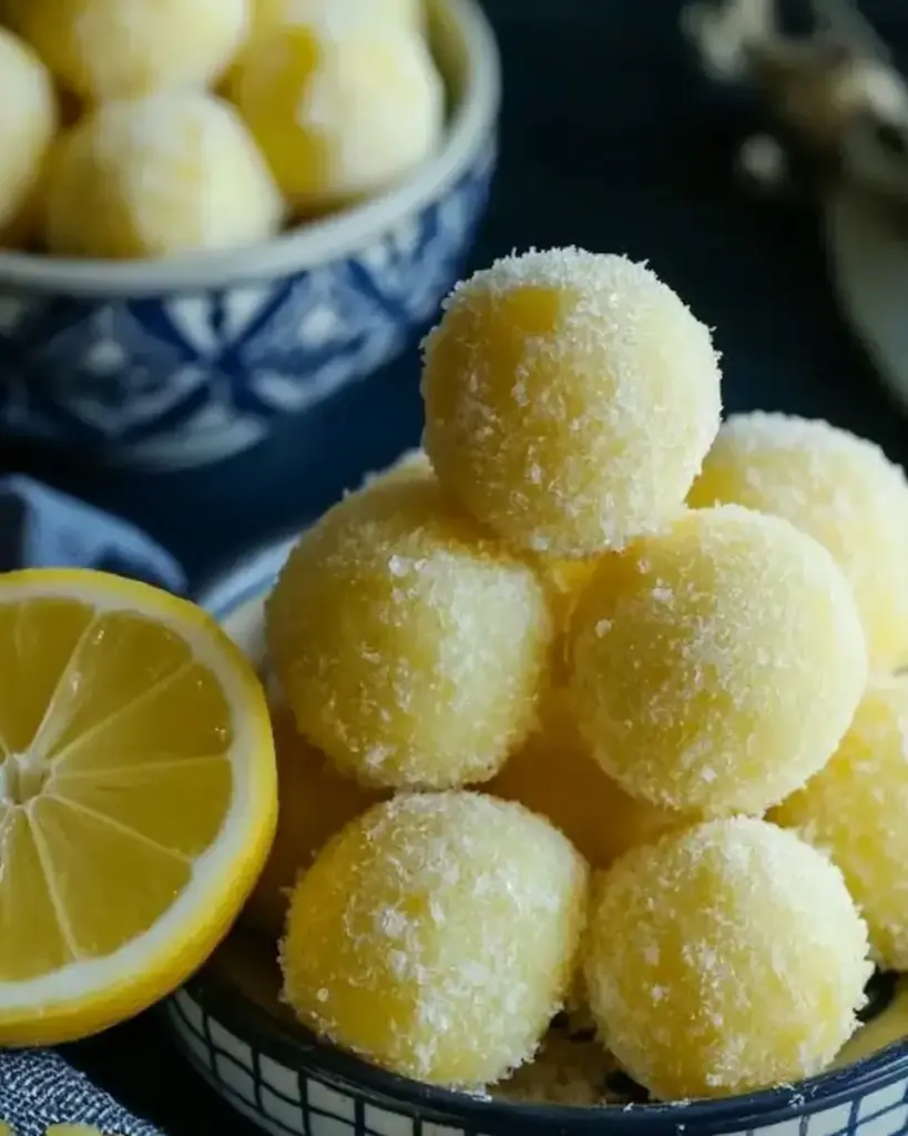 Homemade lemon truffles Recipe - liyarecipes